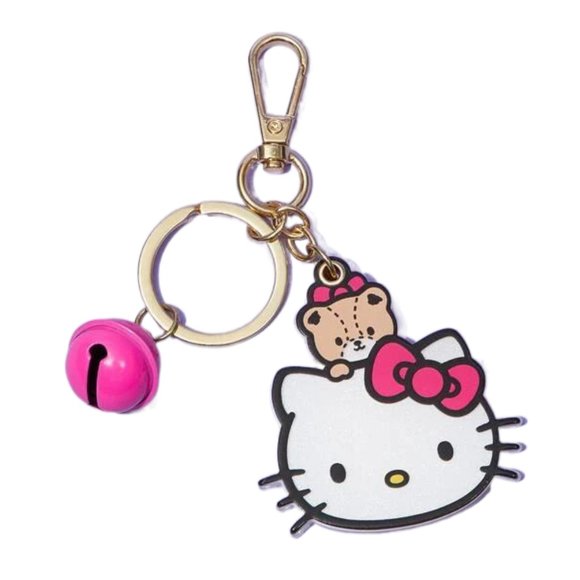 Hello Kitty | Accessories | Hello Kitty Bell Mirror Charm Keychain ...